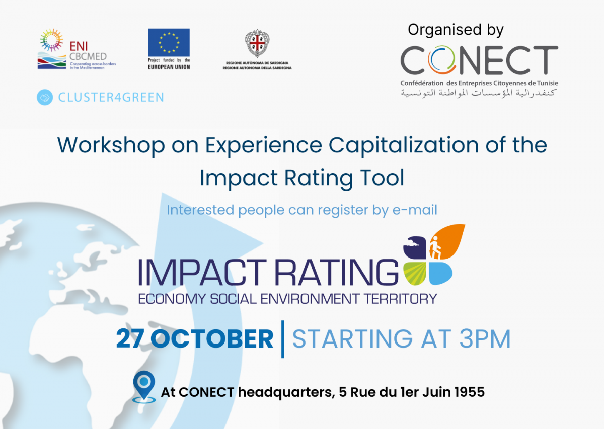 CLUSTER4GREEN organizes a Workshop on Experience Capitalization of the ...
